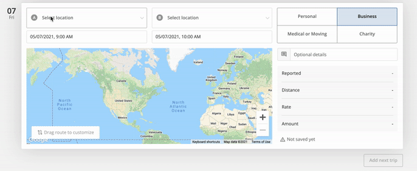 How to log a trip manually - Driversnote Knowledge Base